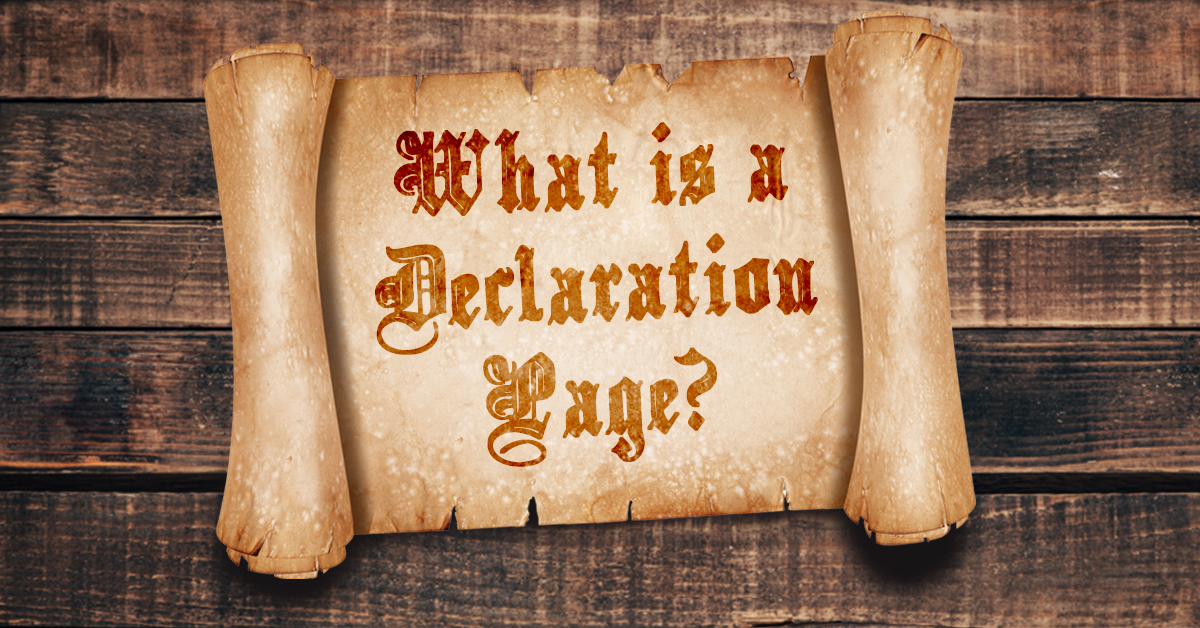 Making Insurance Easier: What is a Dec Page? – ICA Agency Alliance, Inc.