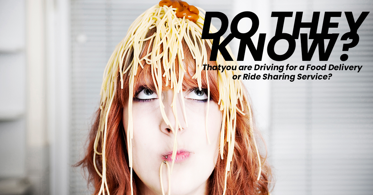 Is Your Car Insurance Company Aware You are Driving for a Food Delivery ...